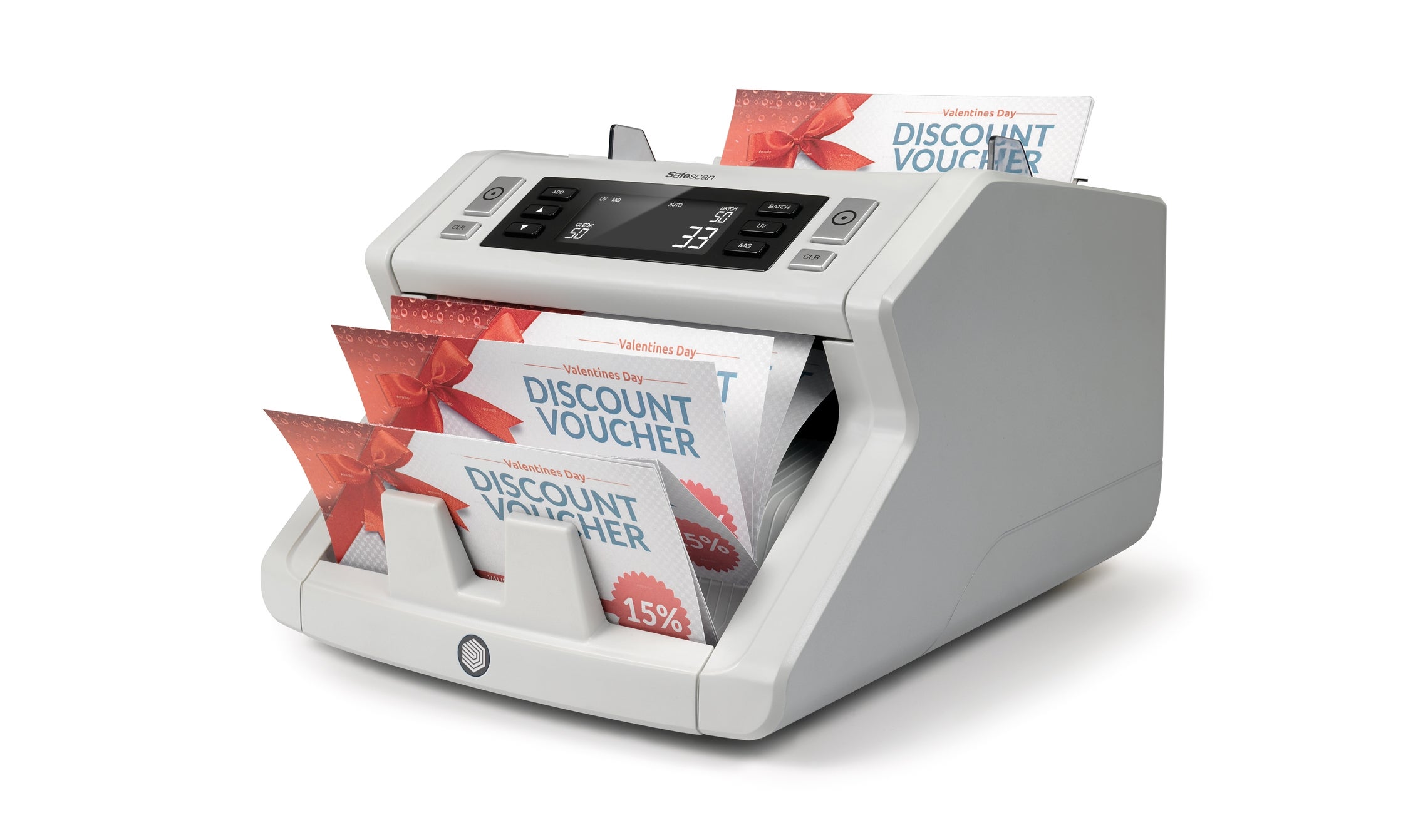 Banknote counter - Safescan 2250 - With Counterfeit Detection ...