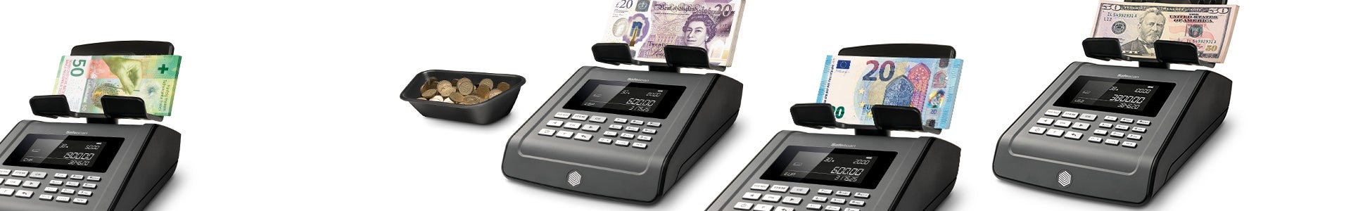 Money Counting Scales Coins, Bills, Vouchers & Tokens | Safescan