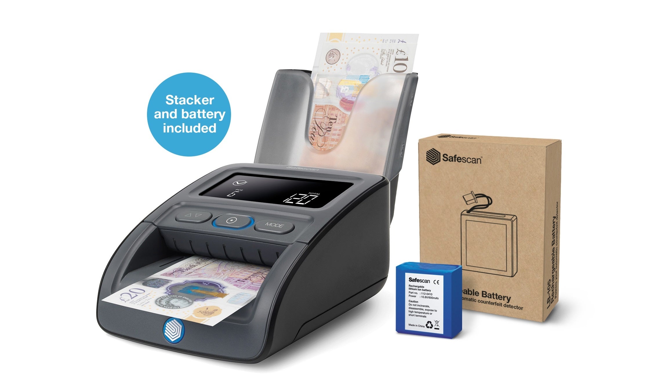 Counterfeit Detector Bundle - Safescan 155-S Complete | Safescan.com