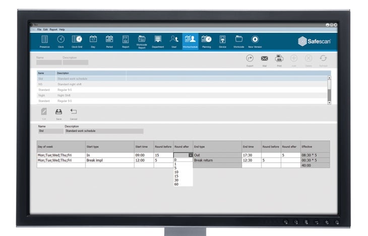 Clocking In Software - Safescan TA Software | Safescan.com